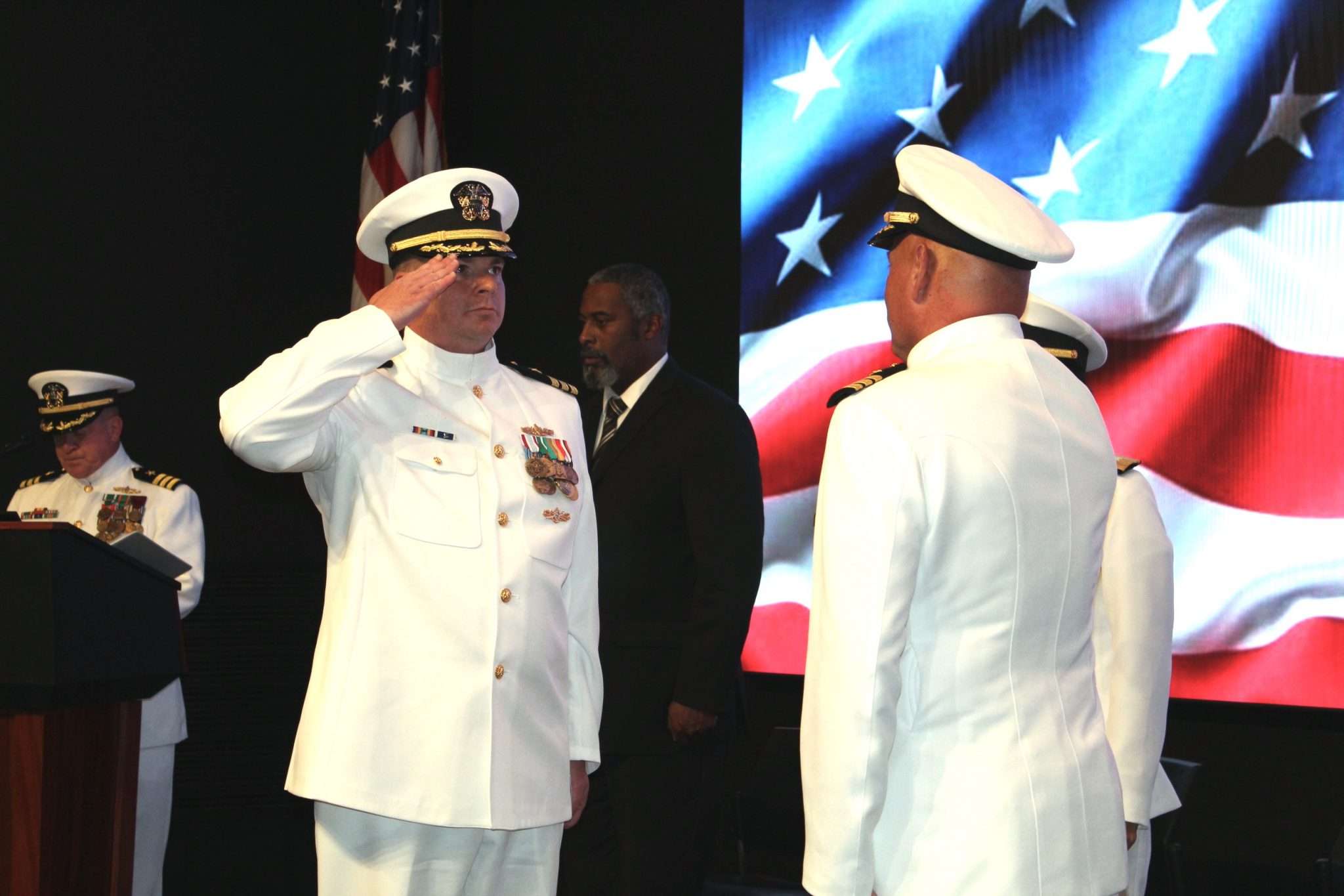 Wallops Navy base holds change of command - Eastern Shore Post